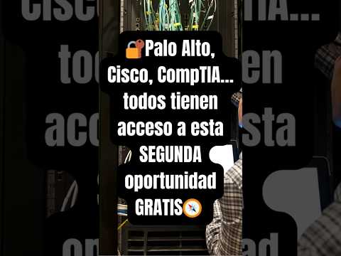 ✅ ¿Fallaste tu examen de Cisco, CompTIA o Palo Alto? ¡Tienes otra oportunidad! #redes #tecnologia