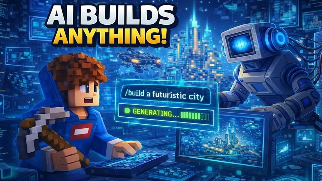 Never Build Again! FalCraft for Minecraft & AI Structure Generator