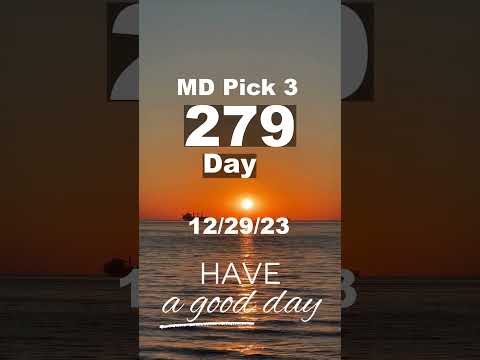 Maryland Pick 3 12/29 #lotteryresult #pick3 #pick3strategy #cash3