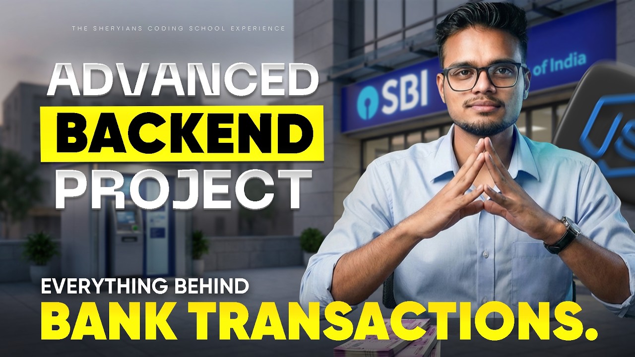 Advanced Backend Project | Learn Bank Transaction System with Node.js, Express & MongoDB