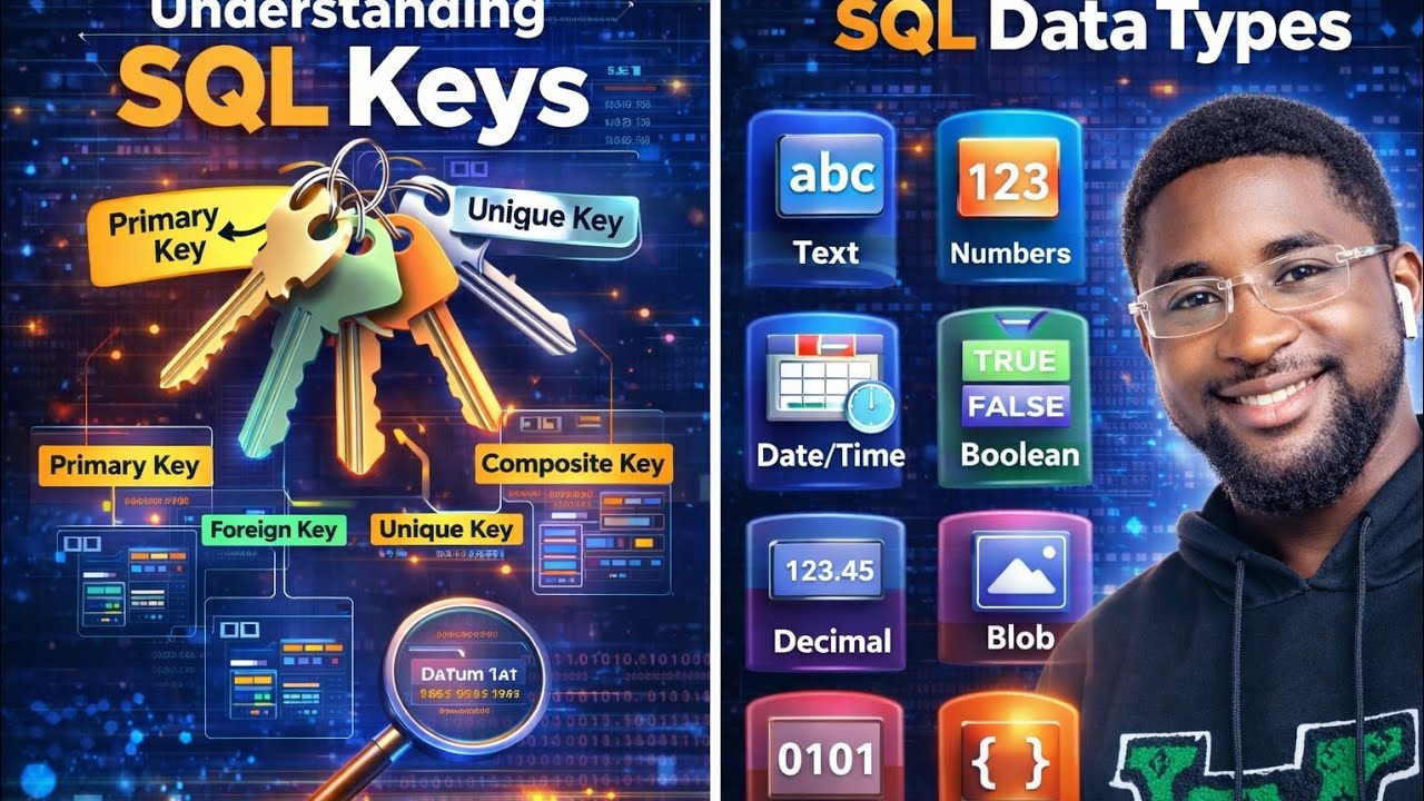 Master all SQL Data Types to use in Creating SQL tables