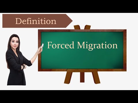Legal term, definition, forced migration