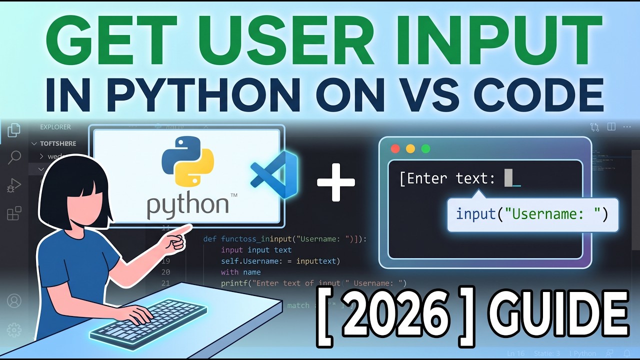 How to take Python User Input() in Visual Studio Code [ 2026 Update ] Run Code in Terminal of VSCode