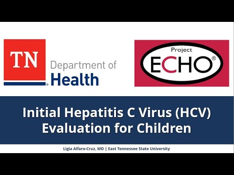 Tennessee Department of Health Hepatitis C Virus Project ECHO - 03/15/2023