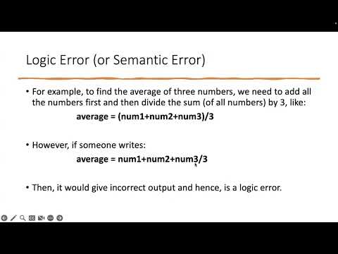 What are bugs or errors in computer programming? Types of errors: Syntax, Logic, and Runtime errors