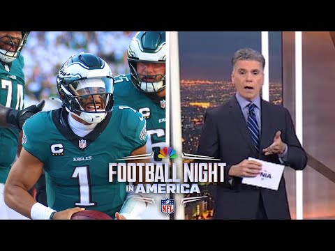 Jalen Hurts learning from mistakes; Jordan Love hurt Week 8 | FNIA | NFL on NBC