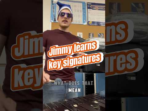 Jimmy learns about key signatures