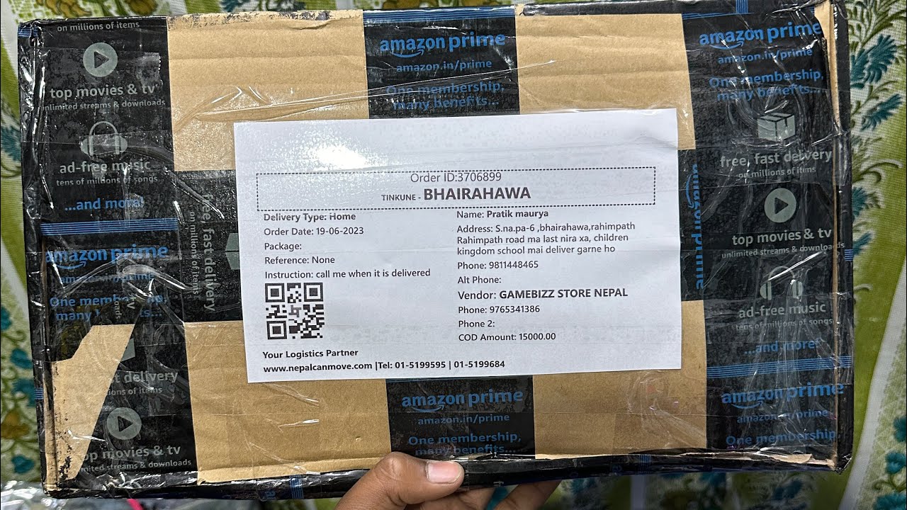 HOW TO TRACK YOUR PARCEL SENT FROM NEPAL CAN MOVE COURIER PARTNER || GAMEBIZZ STORE NEPAL ||