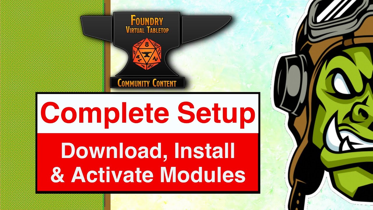 FoundryVTT: Modules (Download, Install and Activate)