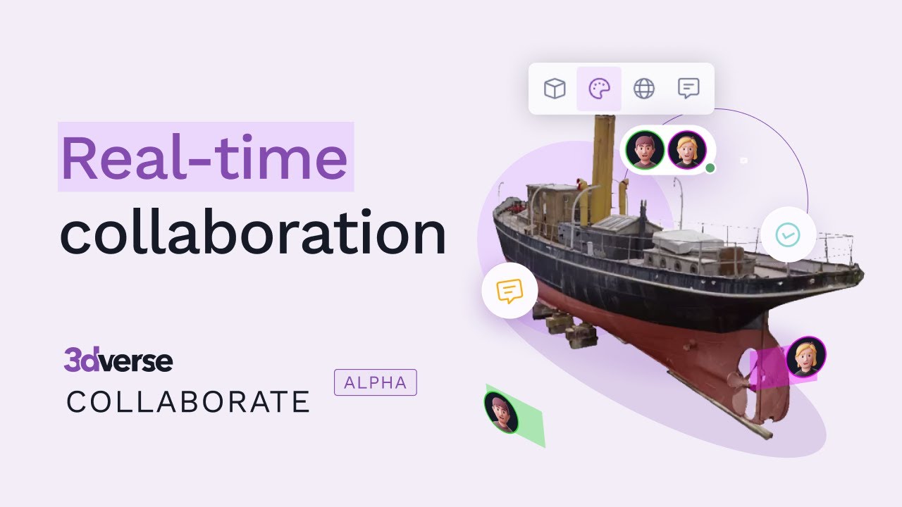 How to collaborate on 3D models in real-time using 3dverse Collaborate