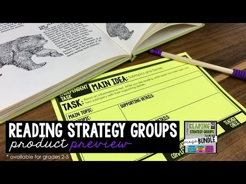 Reading Strategy Groups - Product Preview