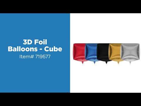 Promo Product Review: 3D Foil Balloons - Cube| AnyPromo 719577