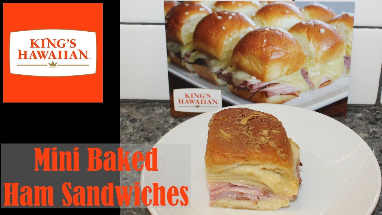 Kings Hawaiian Mini Baked Ham Sandwiches Recipe