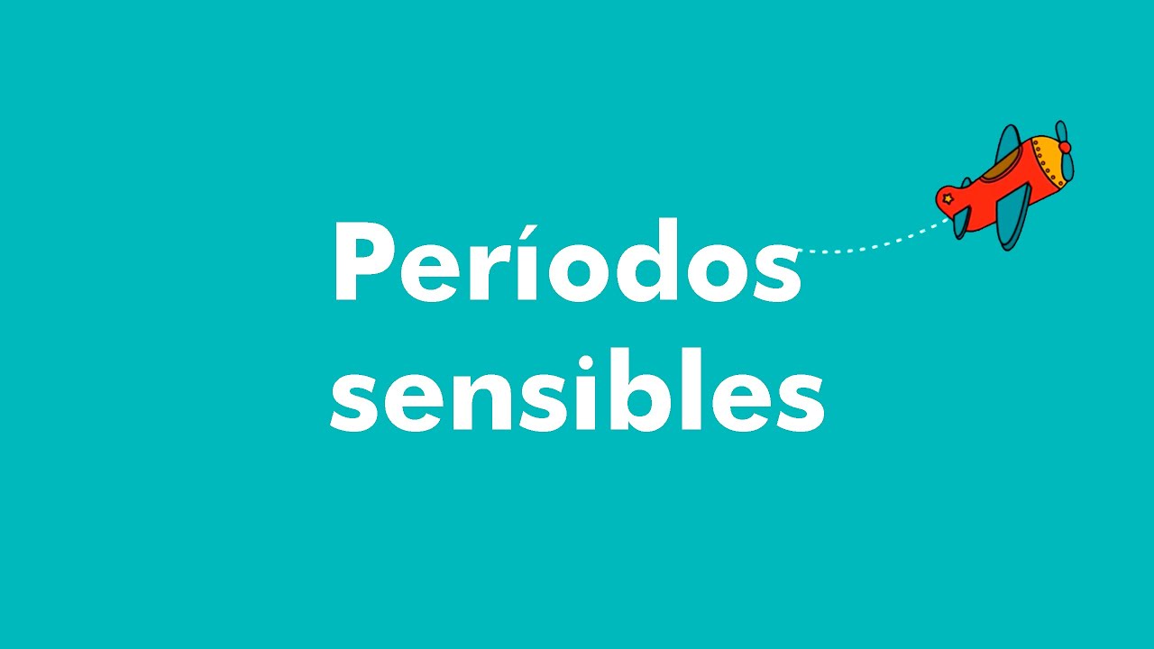 Desarrollo cognitivo: periodos sensibles de aprendizaje