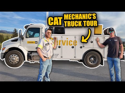 Cat Mechanics TOOL ADDICTION! (PETERBILT TRUCK TOUR)