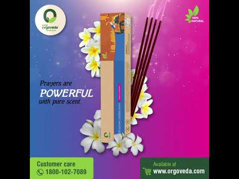 Orgoveda Nag Champa Incense Sticks is the perfect choice for every prayers. shop @ www.orgoveda.com.