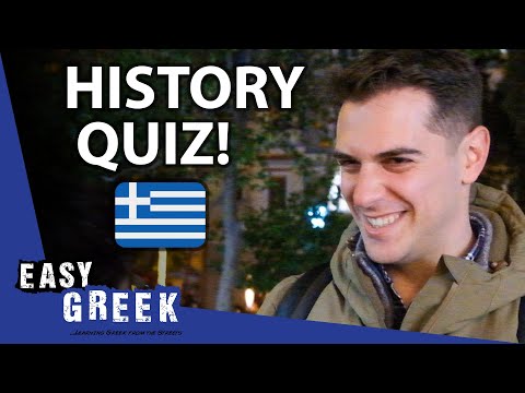 Greek History Quiz on the Streets | Easy Greek 175