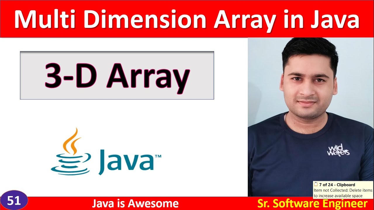 Multi-dimension Array in java (3D)