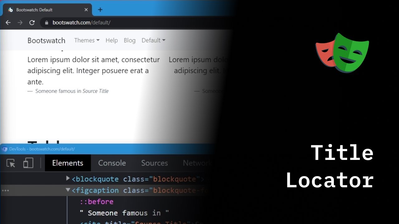 Playwright Python - Title Locator