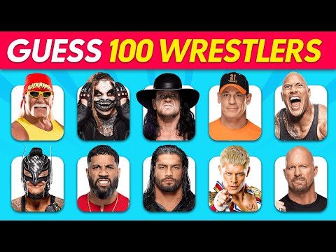 Guess the Wrestler in 3 Seconds โ
| 100 Most Famous WWE Superstars