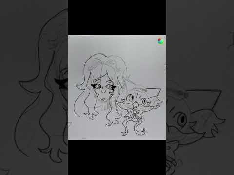 Serena and Fennekin Speedpaint