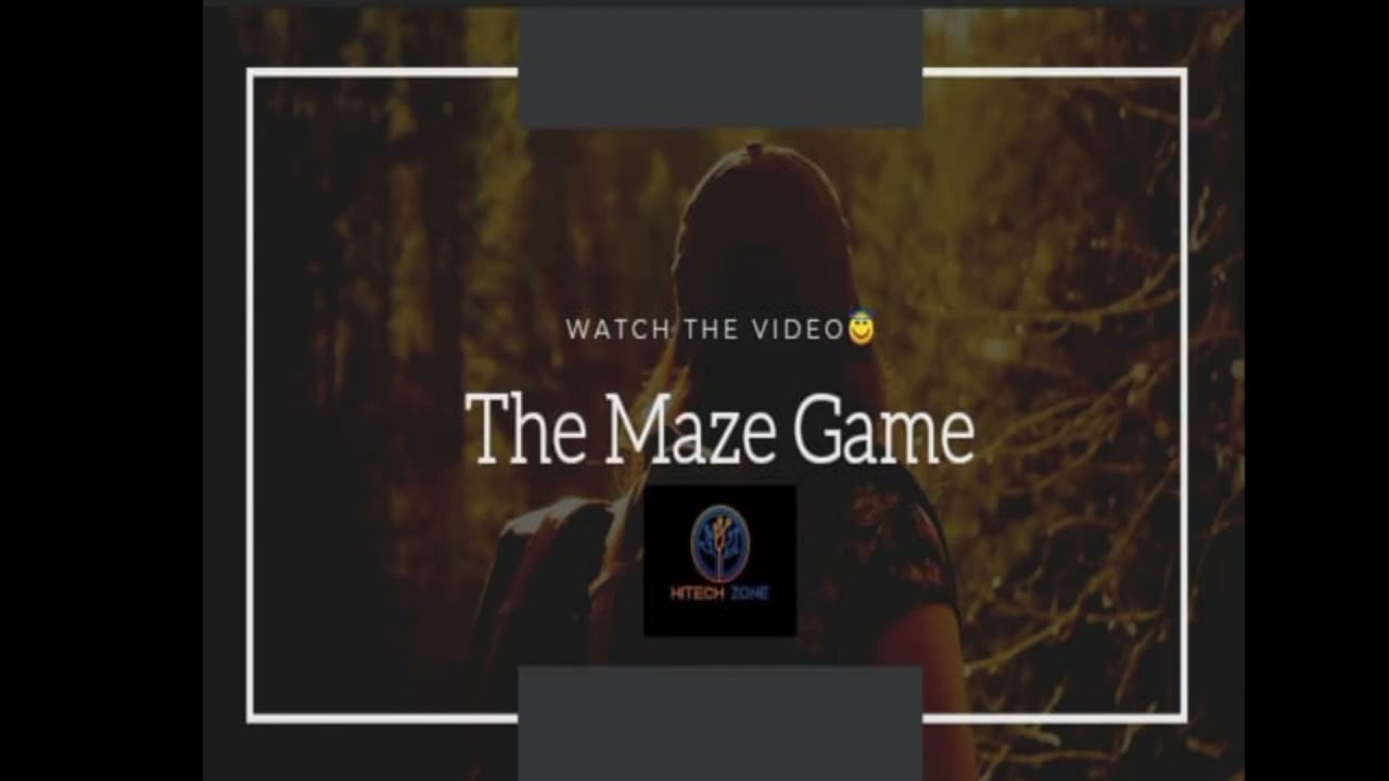 How to make MAZE game by python/pythoncoding/.pyextension...