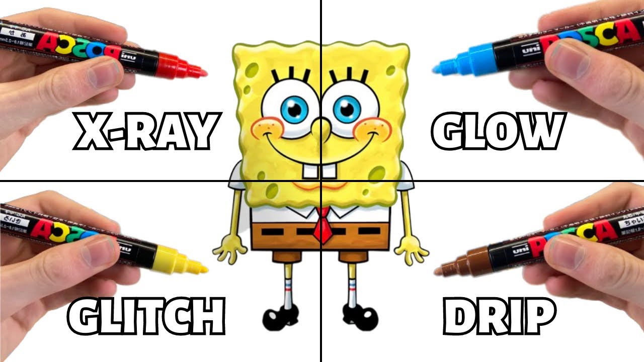 One Drawing, But 4 Different Styles!
