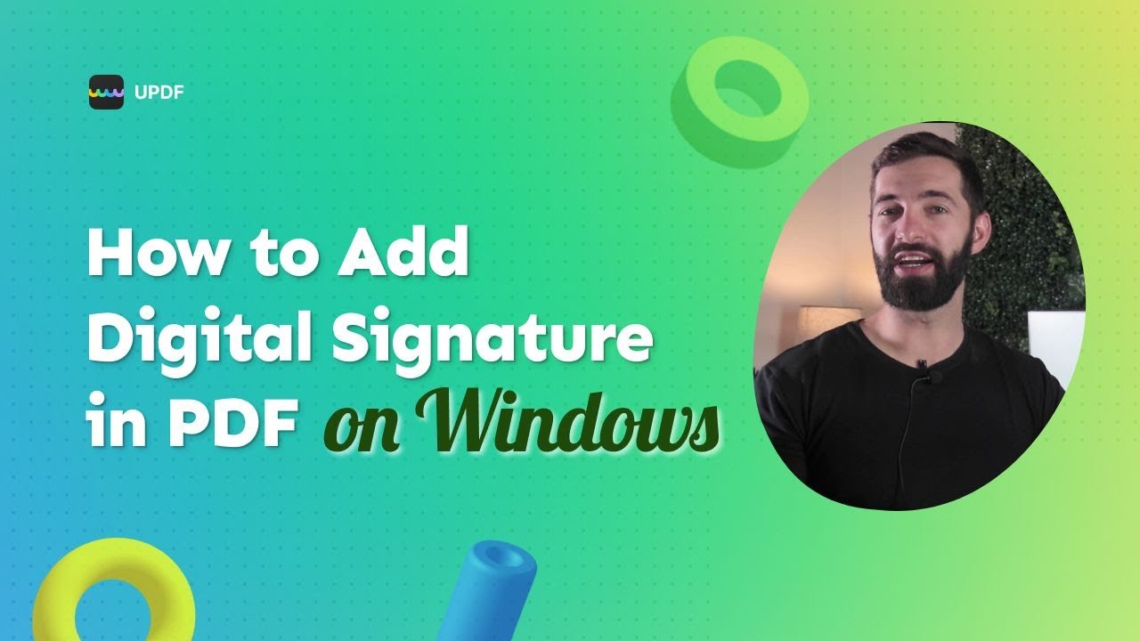 How to Add Digital Signature in PDF on Windows