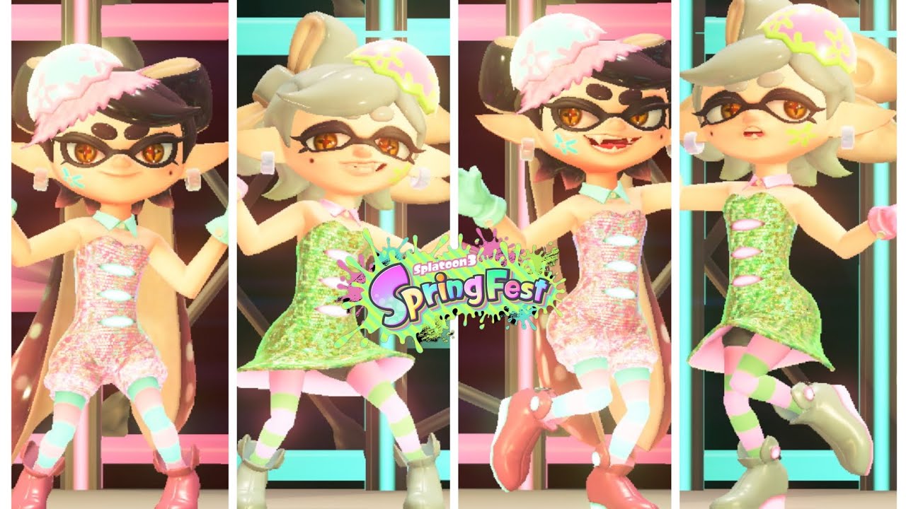 Splatoon 3 SpringFest: Squid Sisters Performance Compilation