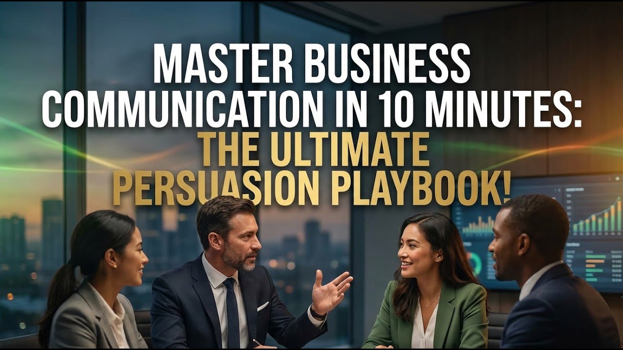 The Persuasion Framework Every Business Student Needs | Business Communication Exam Guide