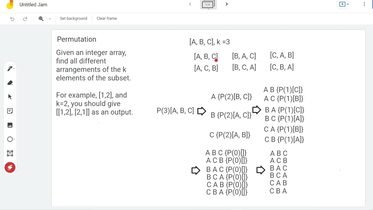 Permutation and Combination - Python Recursion