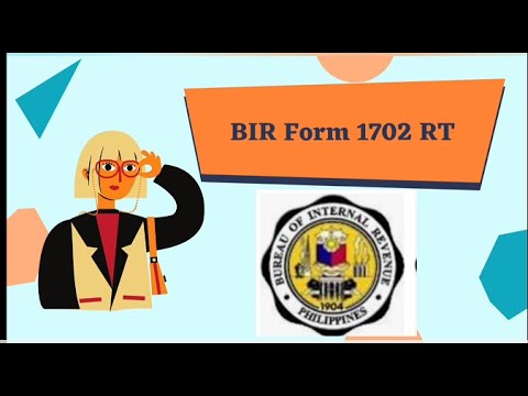 BIR FORM 1702RT | BIR BAYOMBONG