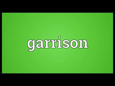 Garrison Meaning