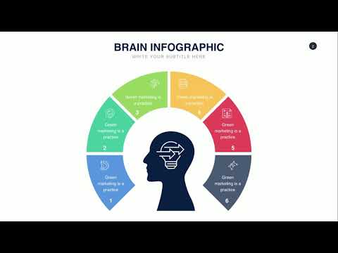 Brain Infographic presentation - download from www.template.one