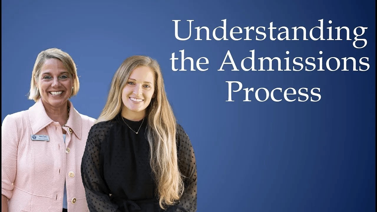 Webinar  - Understanding the Admissions Process
