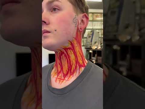 Tatartist Neck Tattoo Design