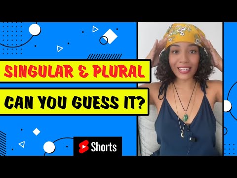 Spanish Words in Singular and Plural 🤯👌Can you guess it?