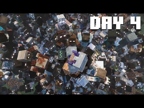 Minecraft's Best Players Simulate a Zombie Apocalypse in Minecraft... Day 4 | Scenario SMP