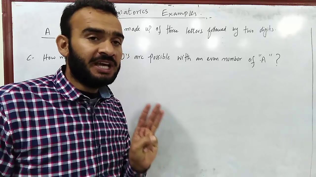 Lecture # 20 Examples of Combinatorics #example of Combinatorics # Discrete Mathematics