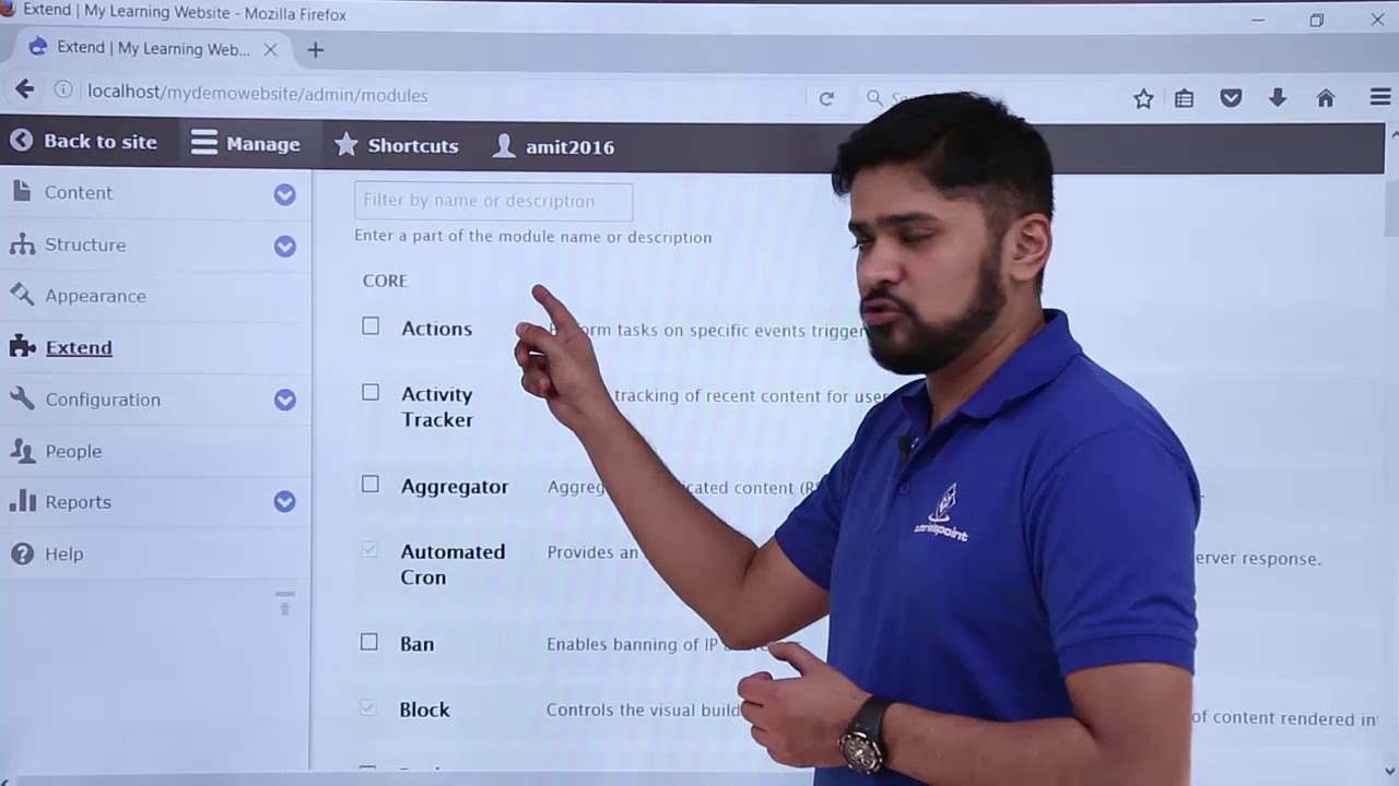 Drupal  Default Modules
