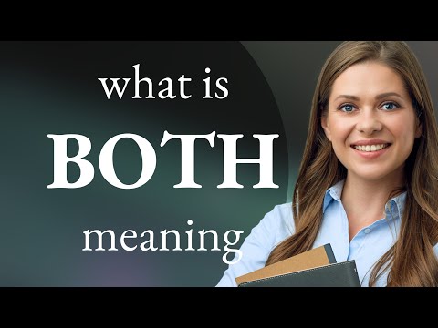 Both | meaning of BOTH
