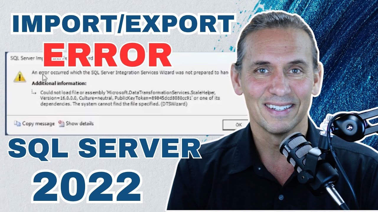 SQL Server   Import Export Wizard Error with Billy Thomas ALLJOY Data