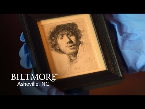 Rembrandt Etchings in the Oak Sitting Room | Biltmore Preservation Stories