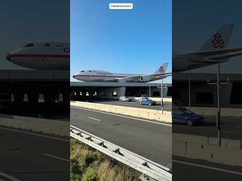 BOEING 747-4EVF CARGOLUX (MIAMI TO AMSTERDAM) LANDED SCHIPHOL AIRPORT AIRPLANE SPOTTING P2