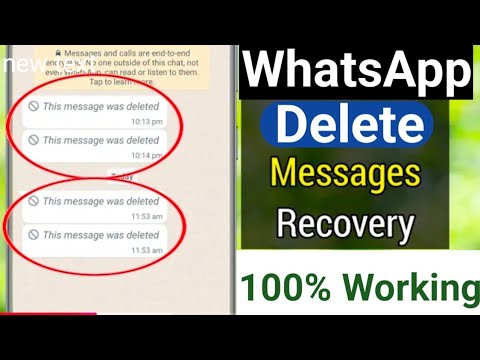 Whatsapp Deleted Messages Recovery 2025 | How to See Deleted Messages on Whatsapp