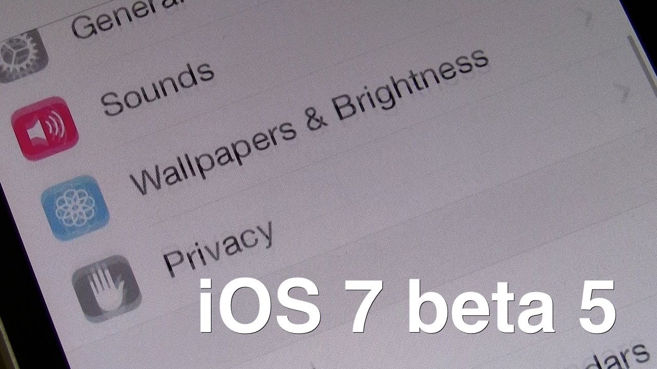 iOS 7 beta 5: 10 new features
