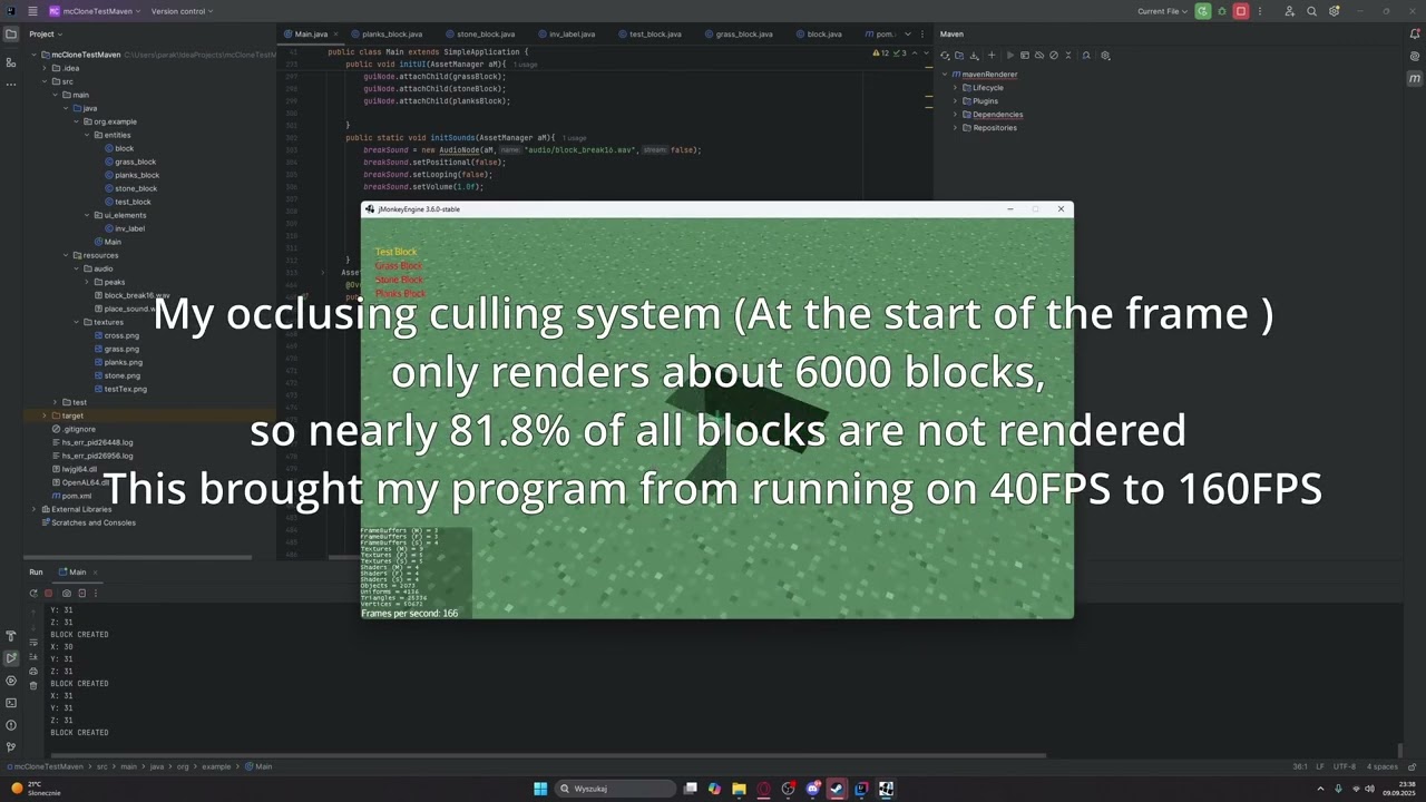 Java 3D Voxel Engine Showcase