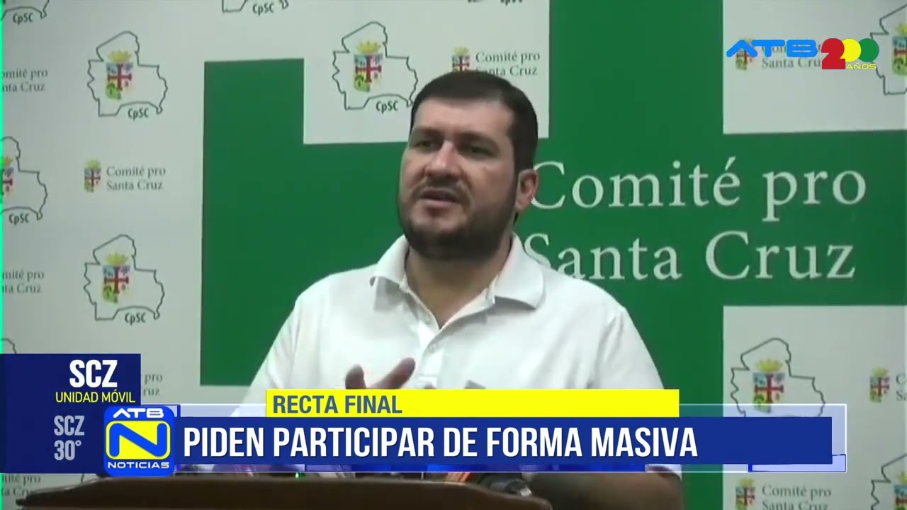 Santa Cruz: Comité Cívico llama a un voto responsable - ATB Digital