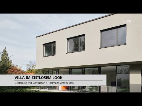 Villa nutzt Sichtbeton als gestalterisches und atmosphärisches Element