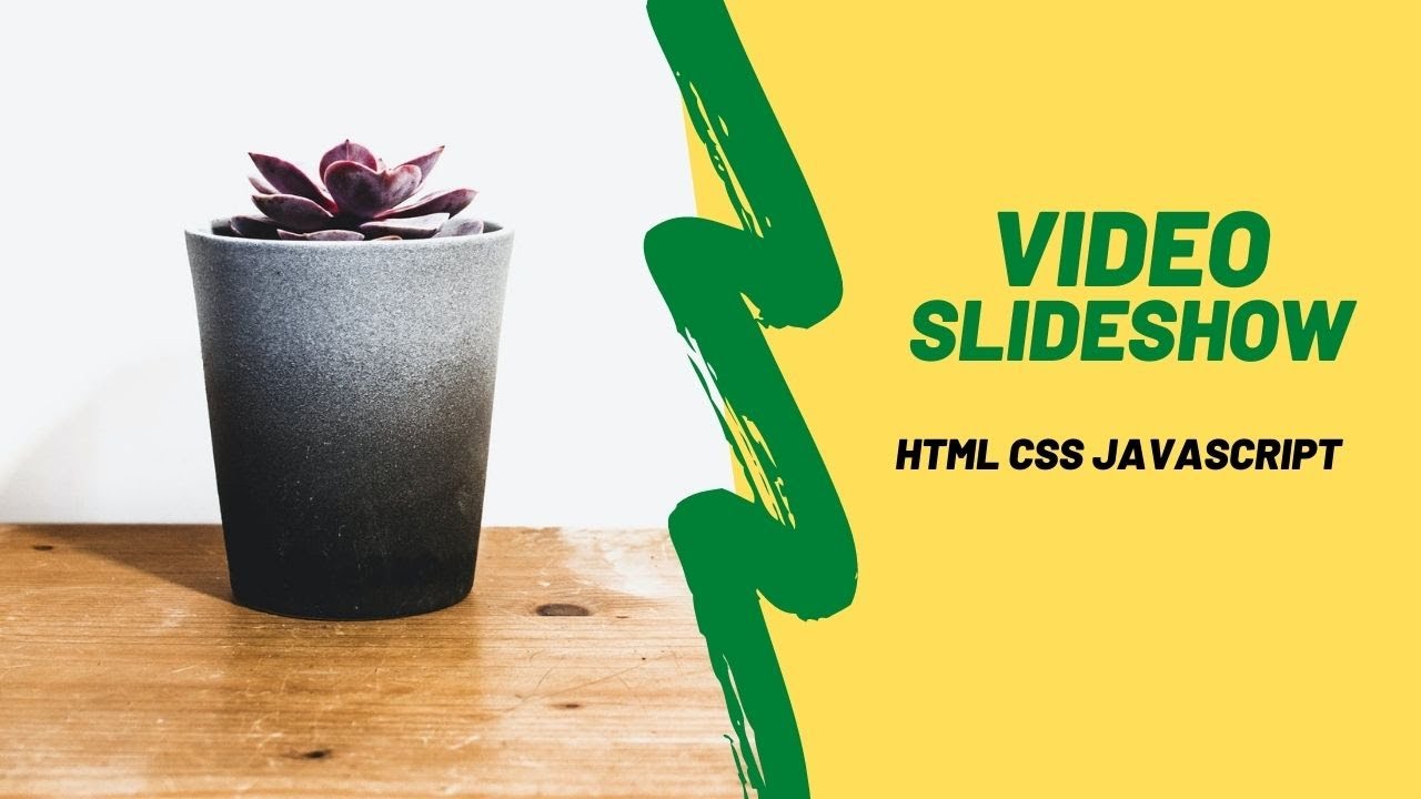 Video Slideshow using HTML CSS and JavaScript